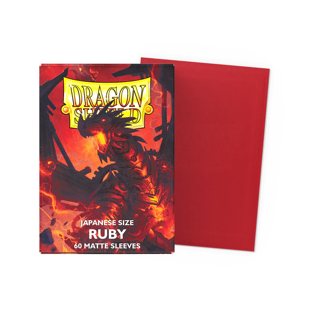 Sleeves Dragon Shield Japanese Matte Ruby 'Geledar' | gomerrycards