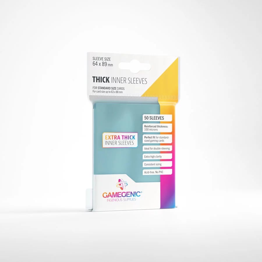 Sleeves GameGenic Standard Thick Inner | gomerrycards
