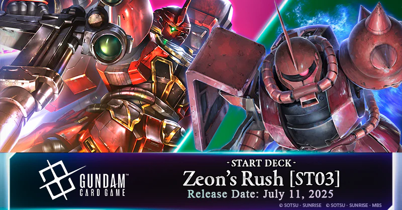 [PREVENTA] Deck Assemble Gundam TCG: Zeon's Rush - ST03A | gomerrycards