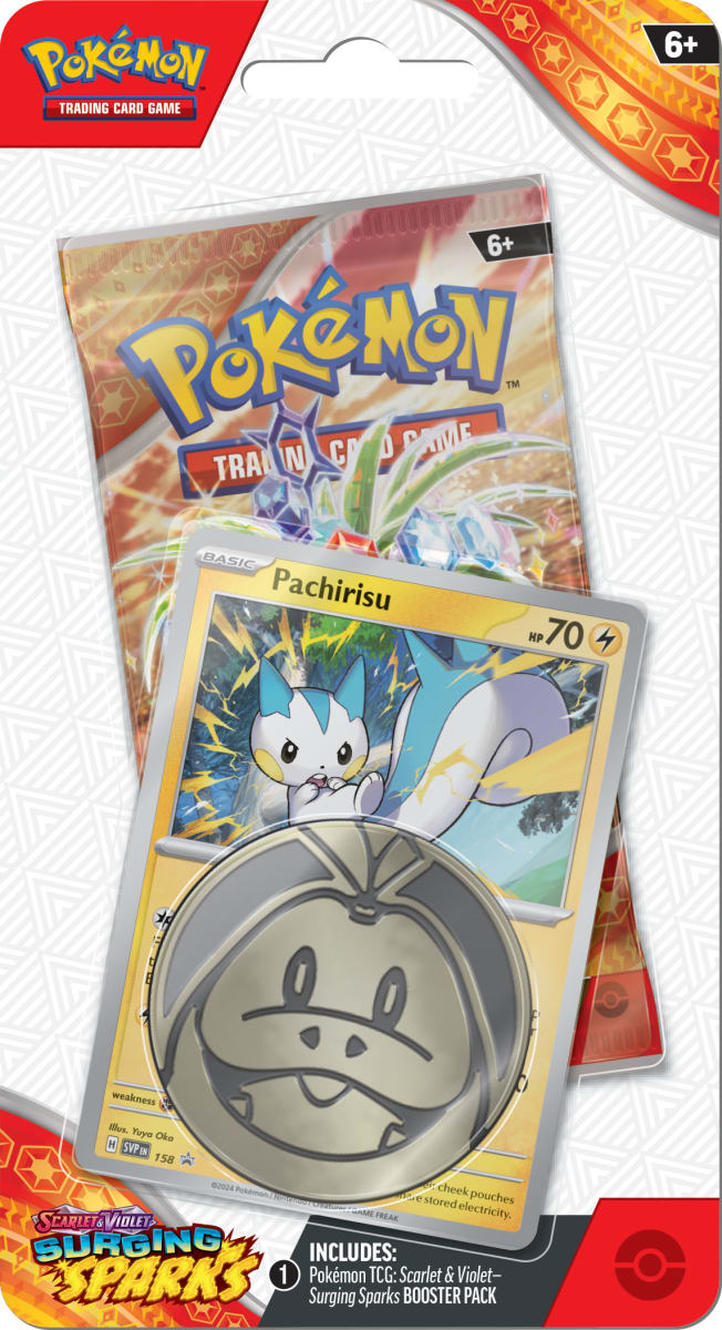 Checklane Pokemon TCG: Scarlet & Violet - Surging Sparks Pachirisu ...