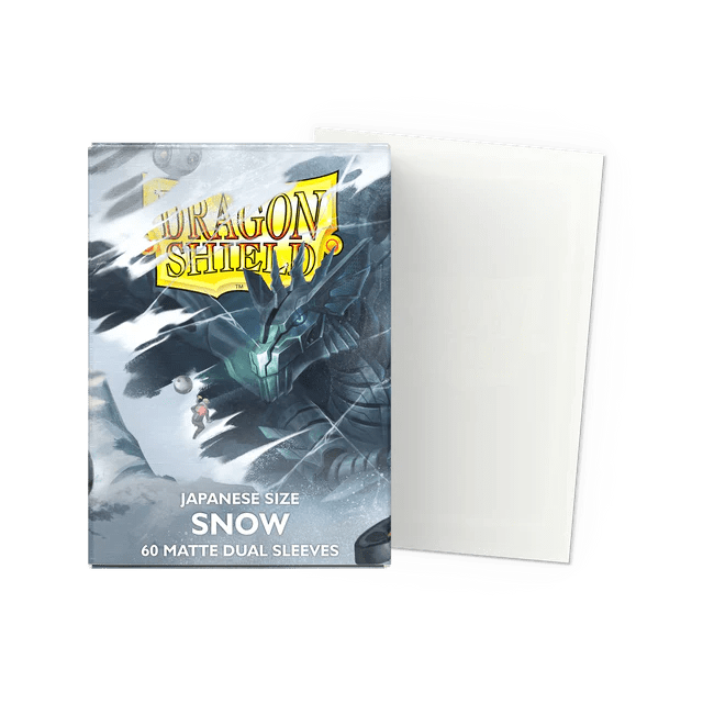 Sleeves Dragon Shield Japanese DUAL Matte Snow | GoMerry Cards