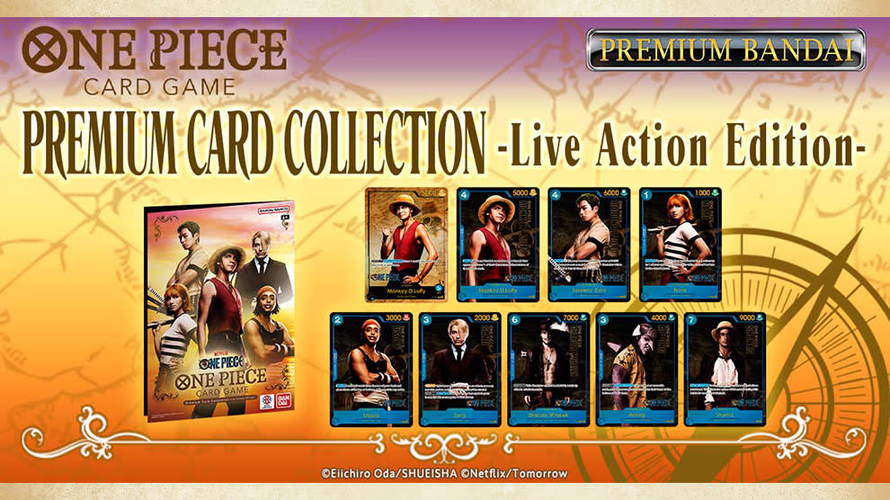One Piece TCG: Premium Card Collection - Live Action Set | gomerrycards