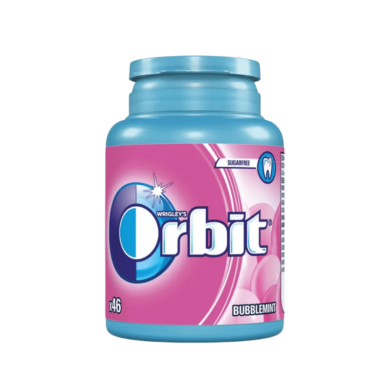 Chicles Orbit Sin Azúcar Sabor Fruta y Menta 46 un. | turinturanmarket.cl