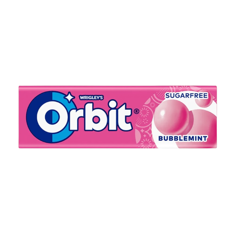 Chicles Orbit Sin Azúcar Sabor Fruta y Menta 10 un. | turinturanmarket.cl