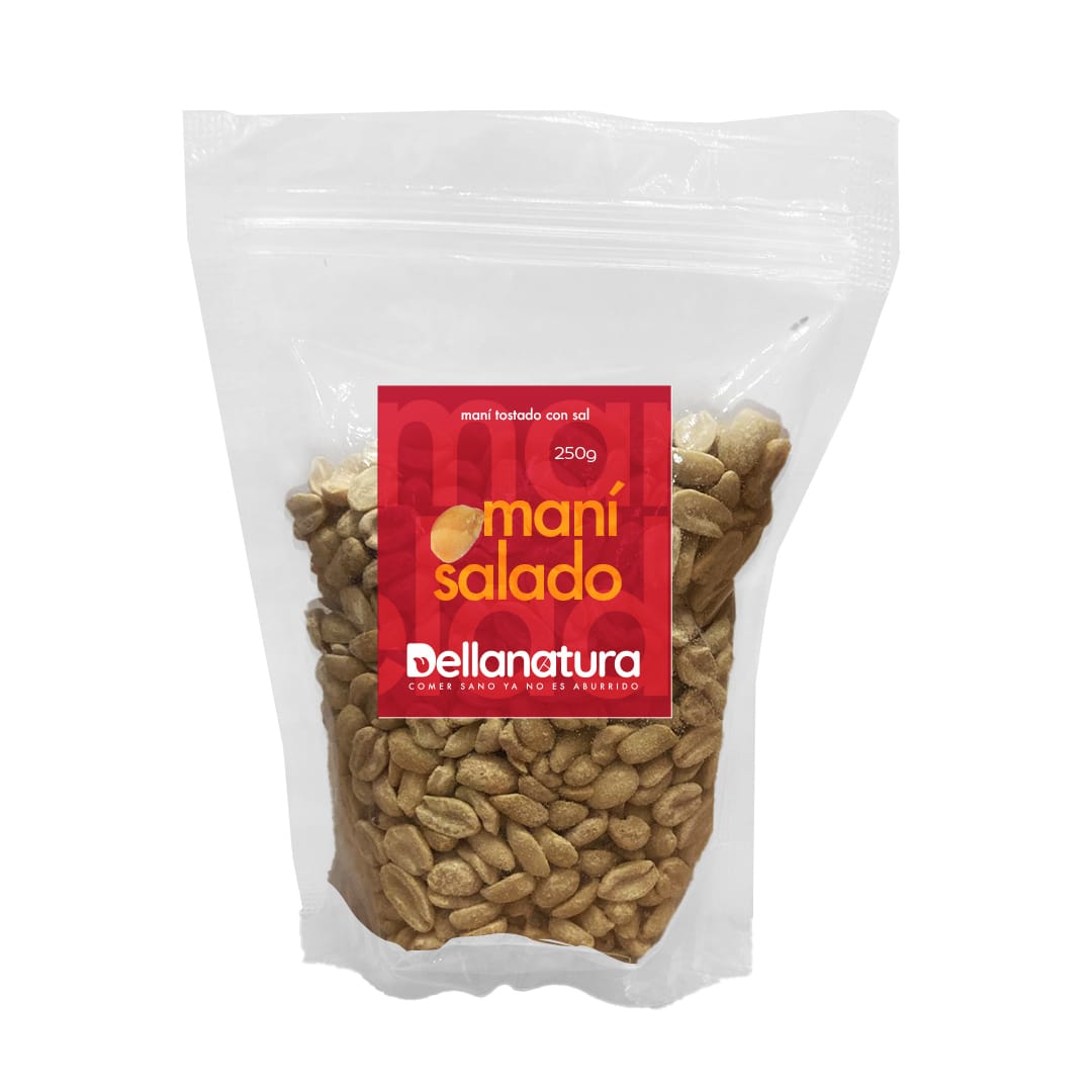Maní Tostado con Sal | Dellanatura