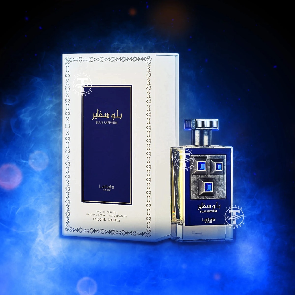 LATTAFA BLUE SAPPHIRE 3.4oz / 100ML EDP M | Kiibok