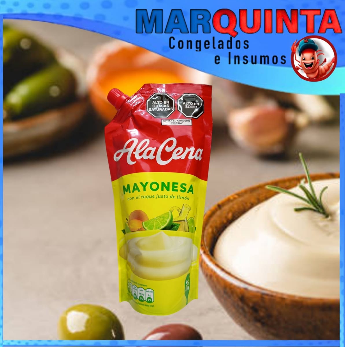 Mayonesa AlaCena 475G | COMERCIAL MARQUINTA SPA