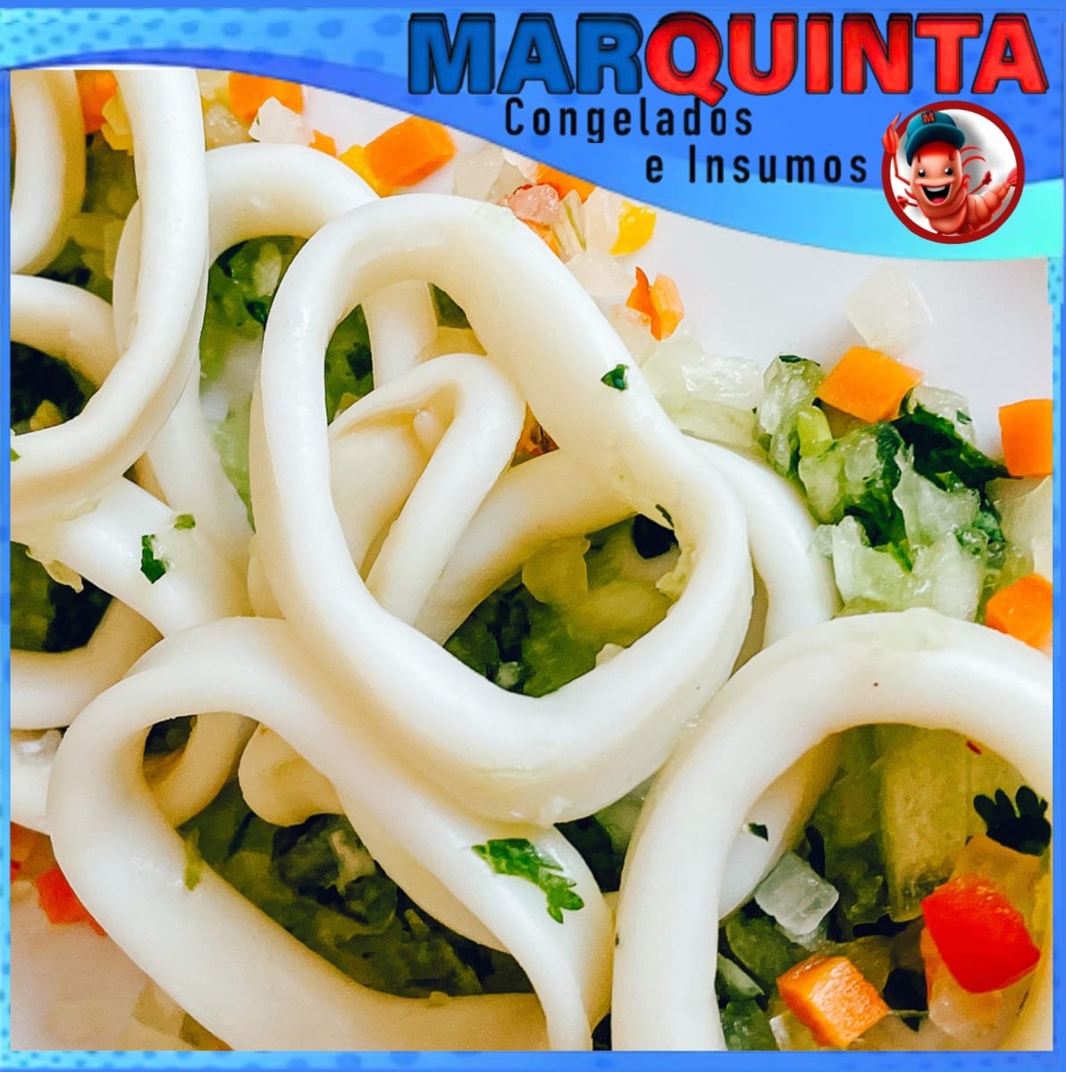 Calamar Anillas Congelado IQF kg | COMERCIAL MARQUINTA SPA