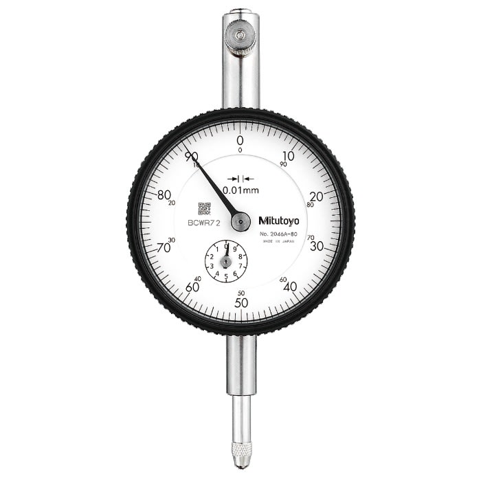 Reloj comparador 0-10 x 0.01mm. (2046A) MITUTOYO | Mastools
