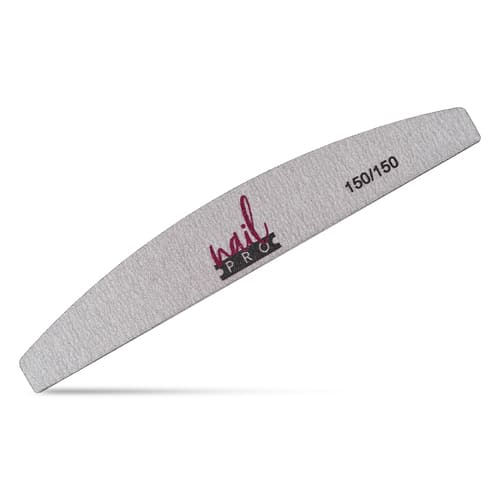 LIMA 150/150 NAIL PRO MEDIA LUNA | Tienda Aralea