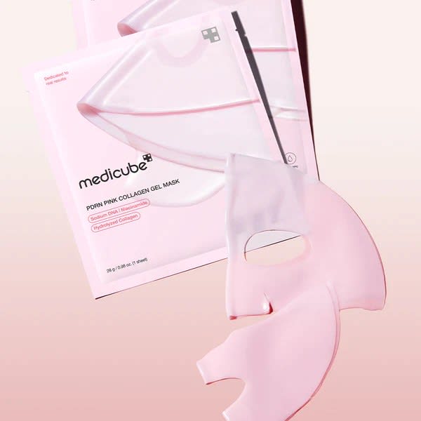 MEDICUBE PDRN Pink Collagen Gel Mask – Mascarilla Antiage | Tienda Aralea