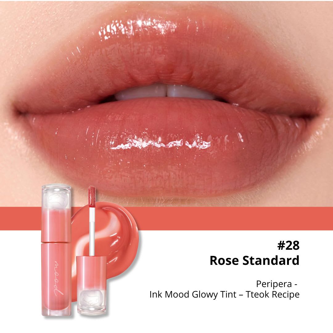Peripera Tinta “Ink Mood Glowy Tint – Tteok Recipe” 028 ROSE STANDARD ...