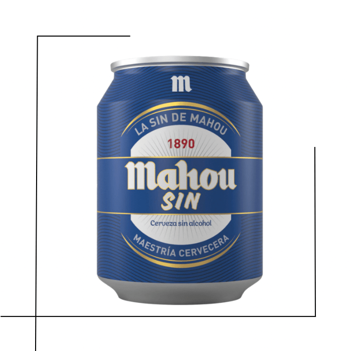 CERVEZA LATA MAHOU SIN ALCOHOL | Licorería 360°