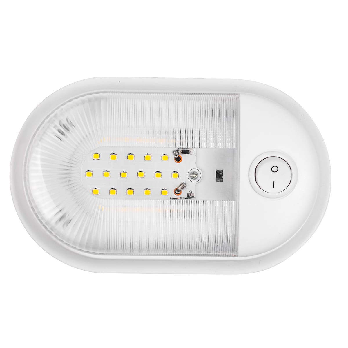 LUZ FOCO LED SIMPLE 12-24V C/INTERRUPTOR LUZ BLANCA 3,5W 280LM | RUKATRIP