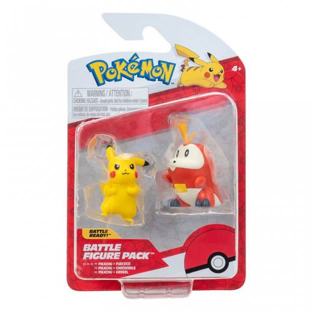 Pokémon Figure Battle Pack IX Gen - Pikachu + Fuecoco | Blue Card