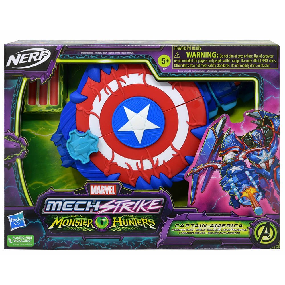 Marvel Mech Strike Monster Hunter Lanzador Escudo | Blue Card