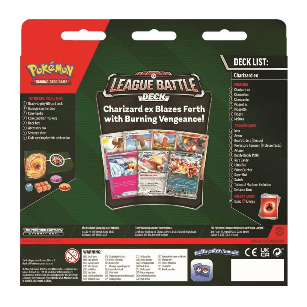 Pokémon TCG: League Battle Deck Charizard ex - Inglés | Blue Card