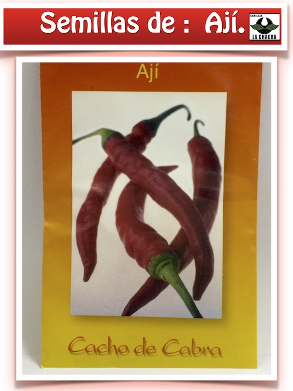 Ají Cacho Cabra Cayenne | Semillas La Chacra