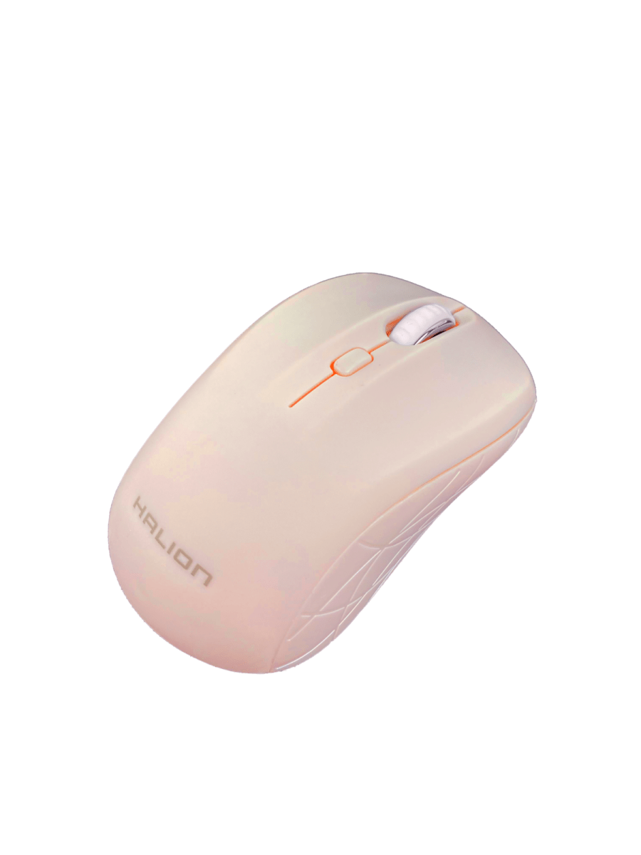 HALION MOUSE INALAMBRICO 2.4G HA-M200 ROMA ROSADO | quicktsac