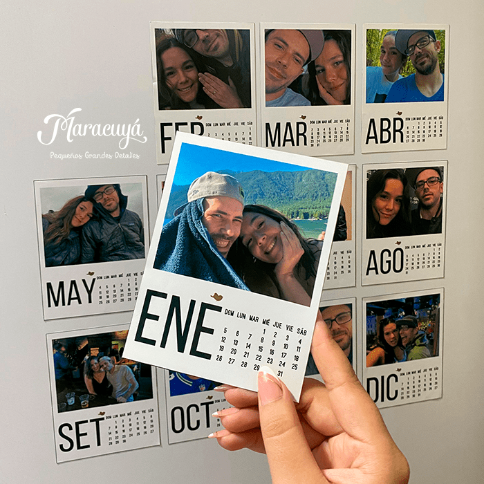 CALENDARIO IMANTADO PERSONALIZADO | Maracuyá Detalles