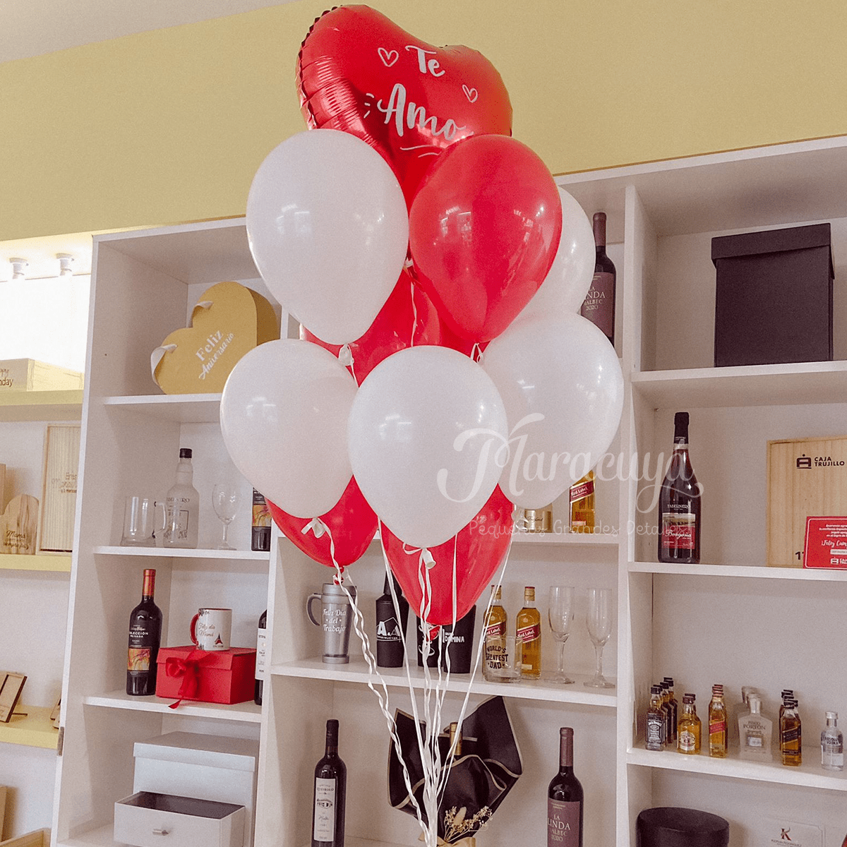 SET DE GLOBOS CON HELIO | Maracuyá Detalles