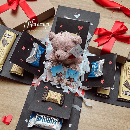 CAJA EXPLOSIVA HANDMADE | Maracuyá Detalles