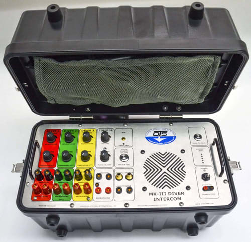 CONSOLA DE COMUNICACION OTS MKIII (PARA 3 BUZOS) | ecosub.cl