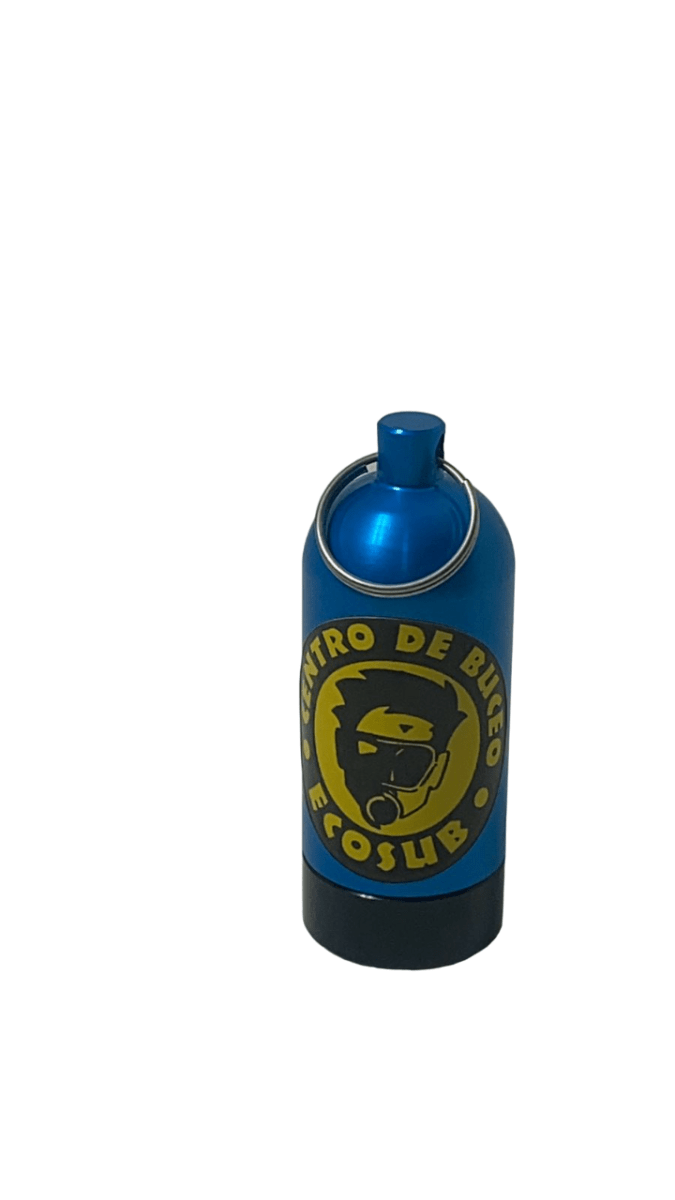 LLAVERO PORTA ORING AZUL | ecosub.cl