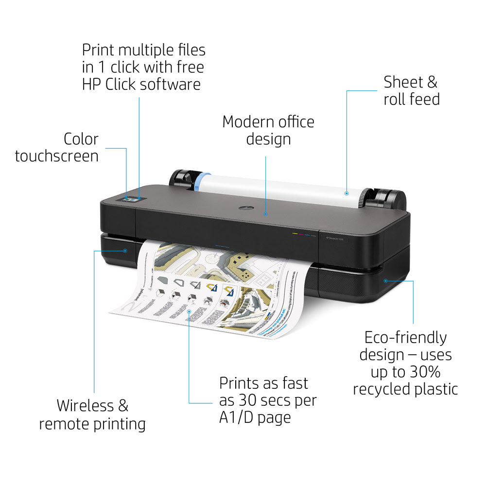 IMPRESORA HP ® DESINGJET T250 | Mundo Estampado