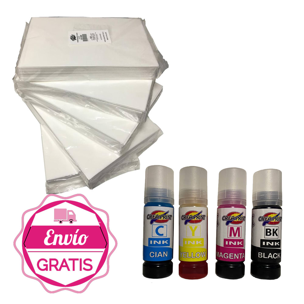 Kit Inicial Impresion De Fototorta Tinta Y Papel De Arroz para Epson ...