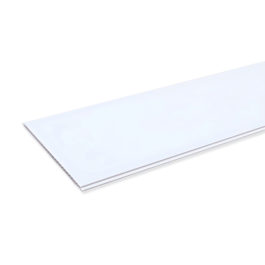 ECO PVC BLANCO LISO 2.40MTS x 0.30MTS X 8MM | Revesticenter