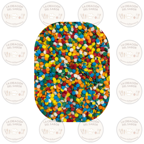 Mini Confeti Multicolor 100GR | La Creación Del Sabor