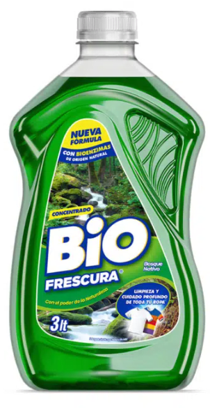 BIOFRESCURA DETERGENTE LIQUIDO 3LT VERDE | COMERCIAL BRILLEZA
