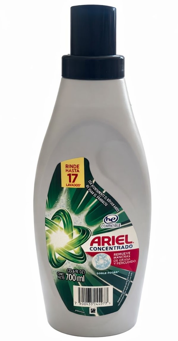 ARIEL DETERGENTE 700ML CONCENTRADO | COMERCIAL BRILLEZA