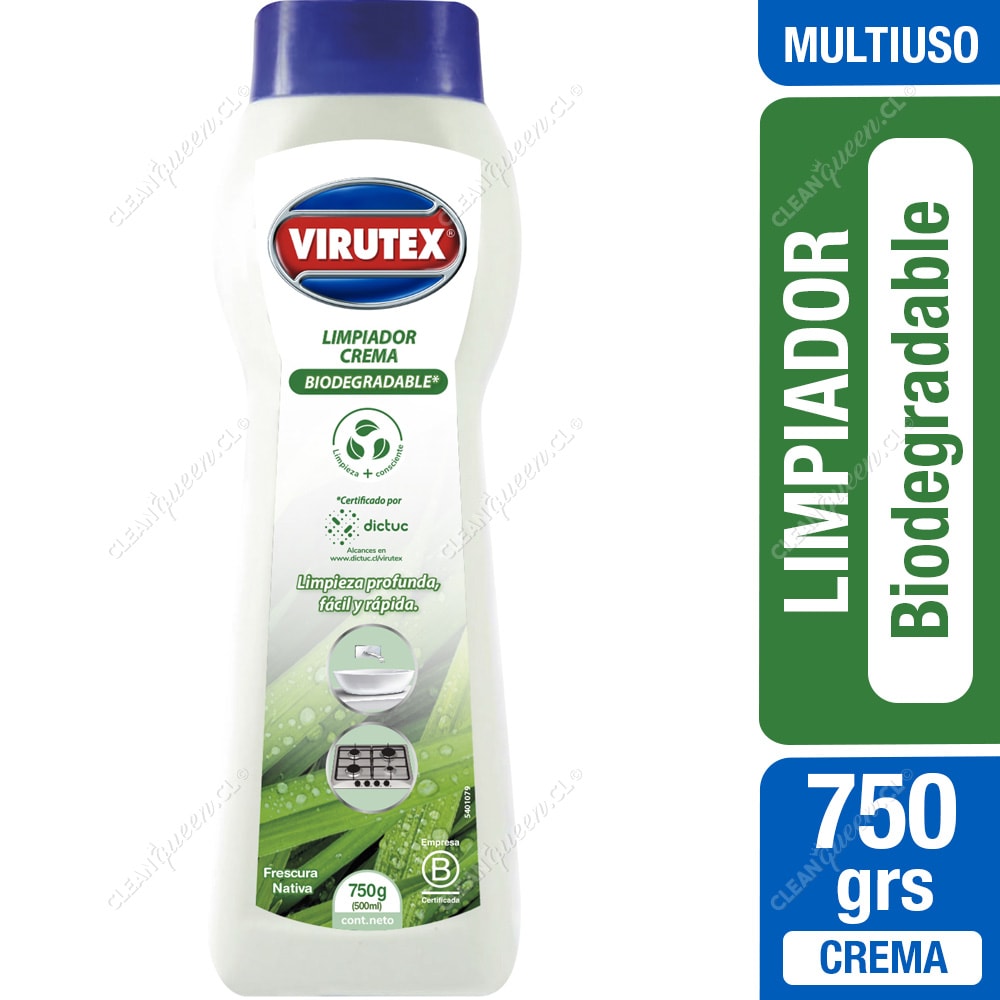 VIRUTEX LIMPIADOR CREMA 750 GR | COMERCIAL BRILLEZA