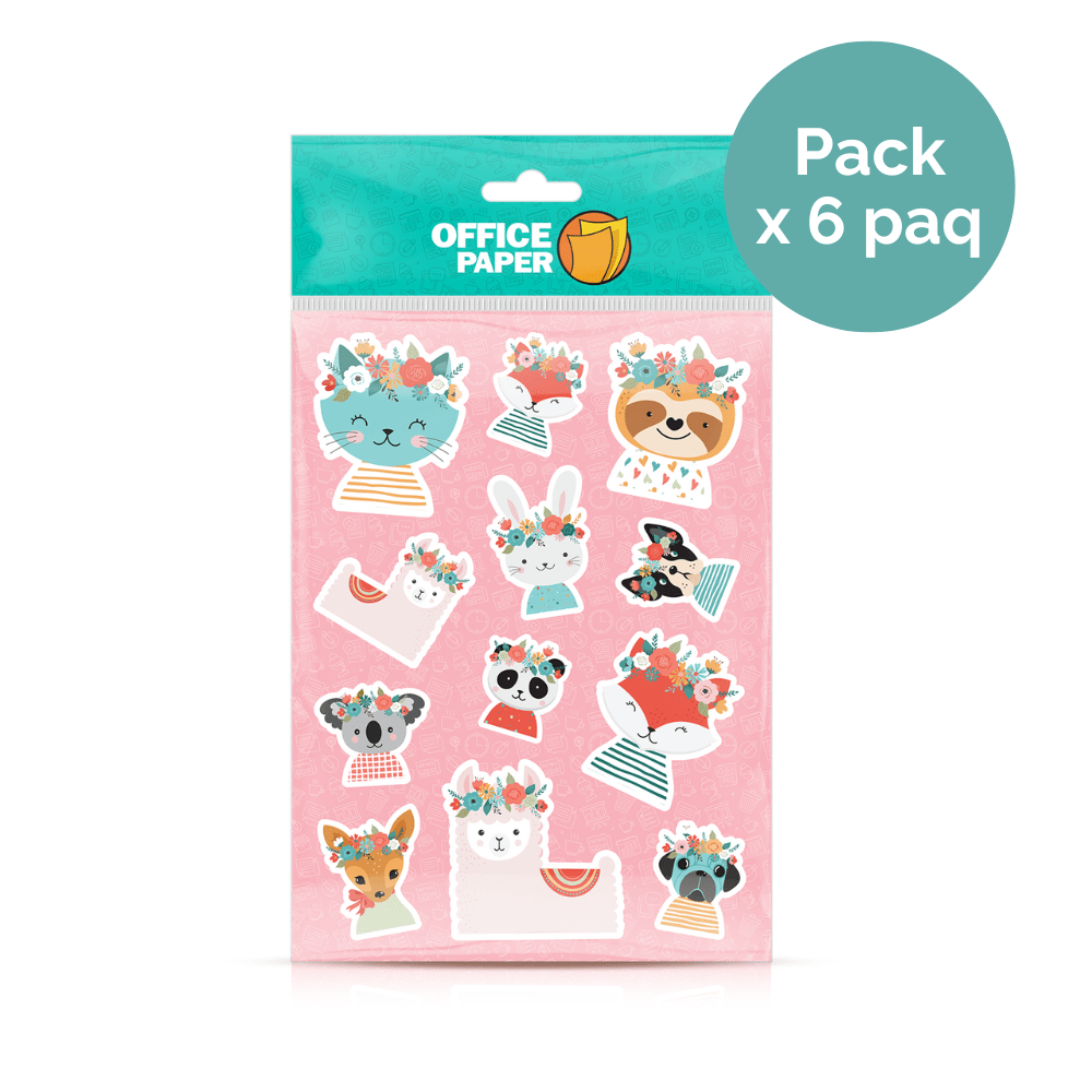 Stickers Animalitos x6 Paquetes | Canvas