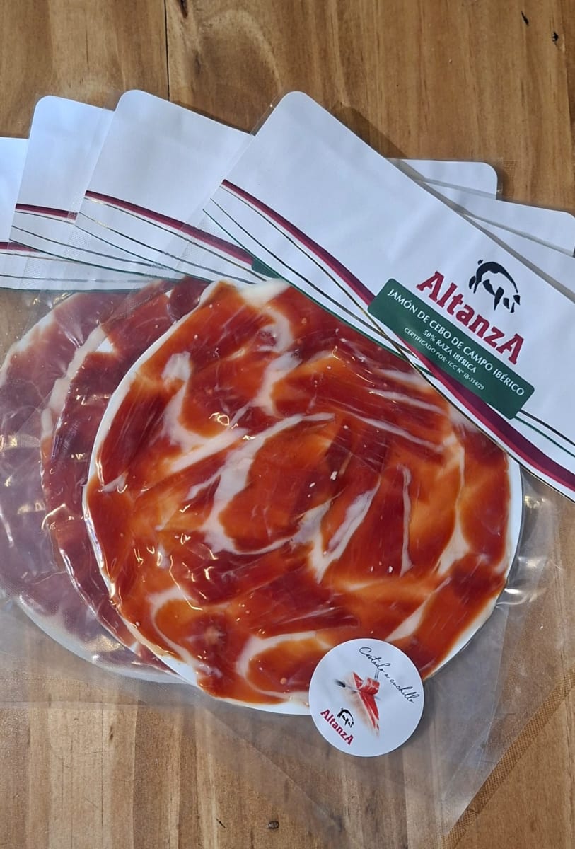 Jamón de Cebo Ibérico 50% Raza Ibérica Altanza Jabugo – Cortado a ...