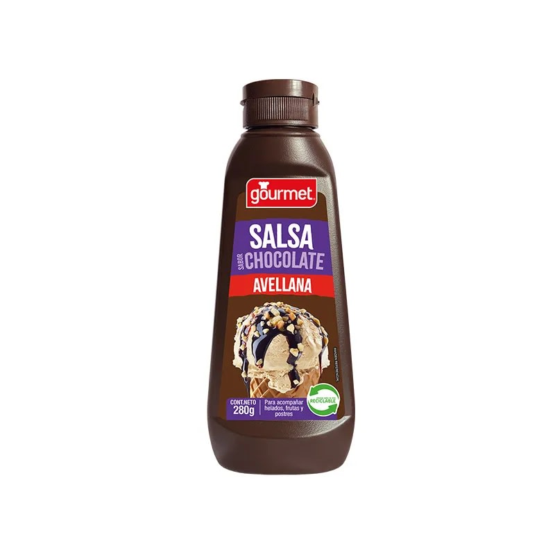 SALSA DE CHOCOLATE AVELLANA 280 G | Fullnatural