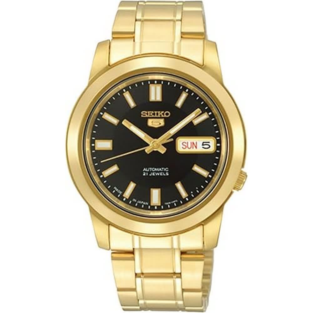 Reloj SEIKO 5 SNKK22K1 Automático Acero Hombre Dorado | DH STORE