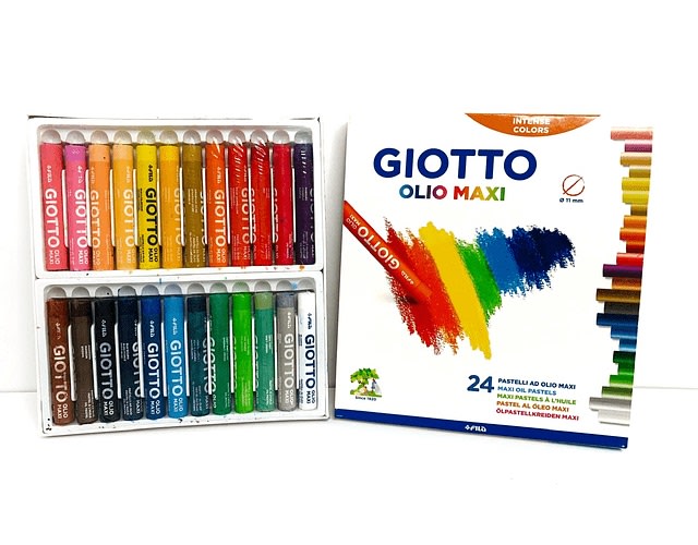 Giotto Crayon Oleo x24 Colores | Distribuidora y Librería Absa