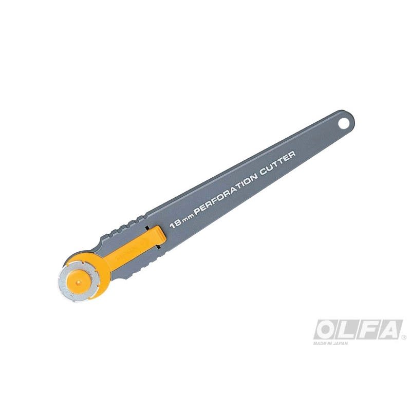 Olfa cuchillo rotativo prepicado 18mm | Distribuidora y Librería Absa