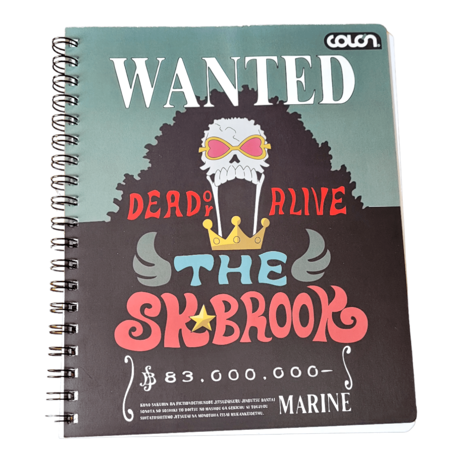 Colon Cuaderno Universitario T One Piece 7MM 100H | Distribuidora y ...