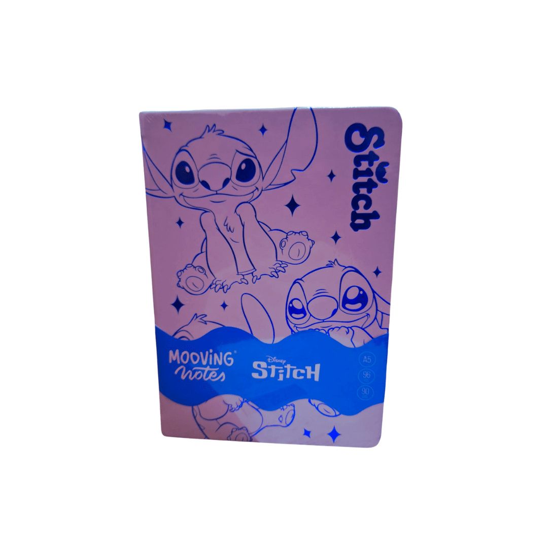Mooving Notes A5 Tapa Dura Rayado Stitch 1246244 | Distribuidora y ...