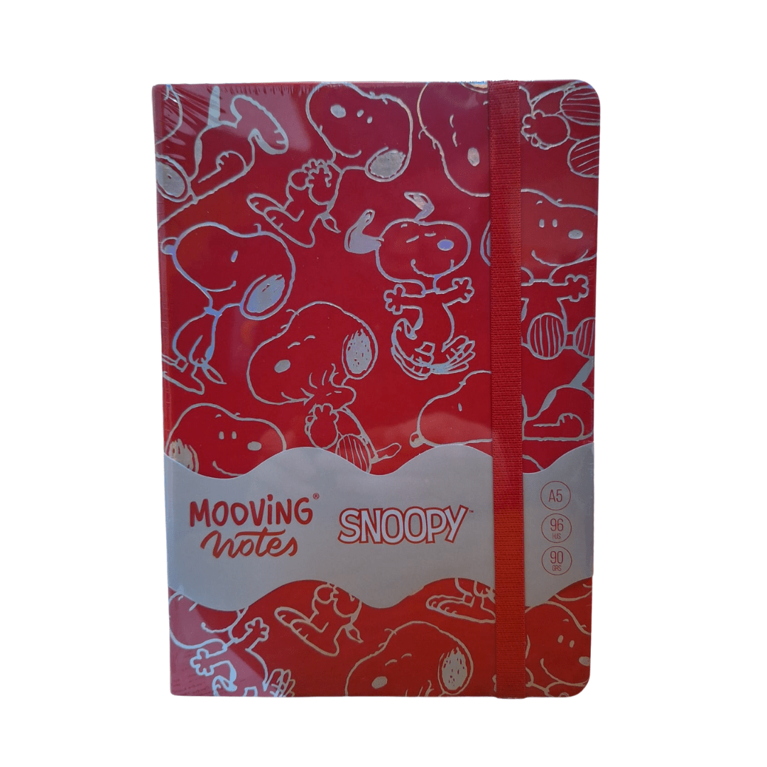 Mooving Notes A5 Tapa Dura Rayado Snoopy 1246134 | Distribuidora y ...
