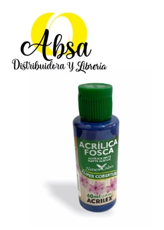 Acrilex Pintura acrílica fosca 60ml N°824 Azul seco | Distribuidora y ...