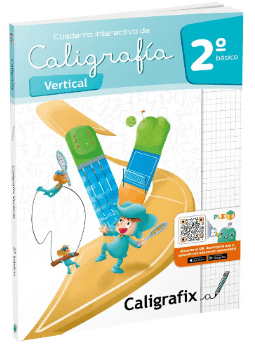 CALIGRAFIX CUADERNO CALIGRAFÍA VERTICAL 2DO BASICO | Distribuidora y Librería Absa