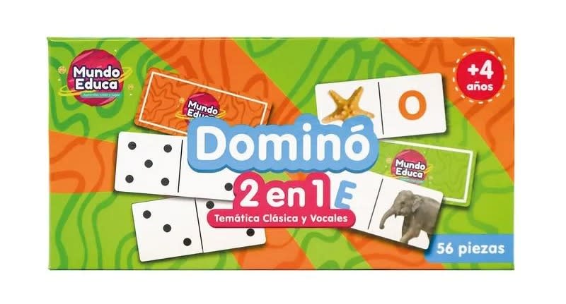 ADETEC Domino Temáticas - Mundo Educa 56 Piezas | Distribuidora y ...