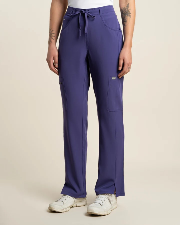 PANTALON MUJER COMFORT MORADO | Uniformes con estilo