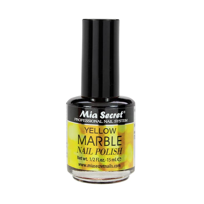 YELLOW MARBLE NAIL POLISH | MIA SECRET PERU