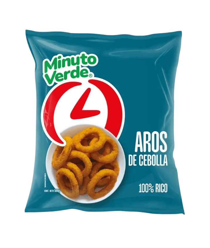 AROS DE CEBOLLA MINUTO VERDE 1 KG | Antarticos
